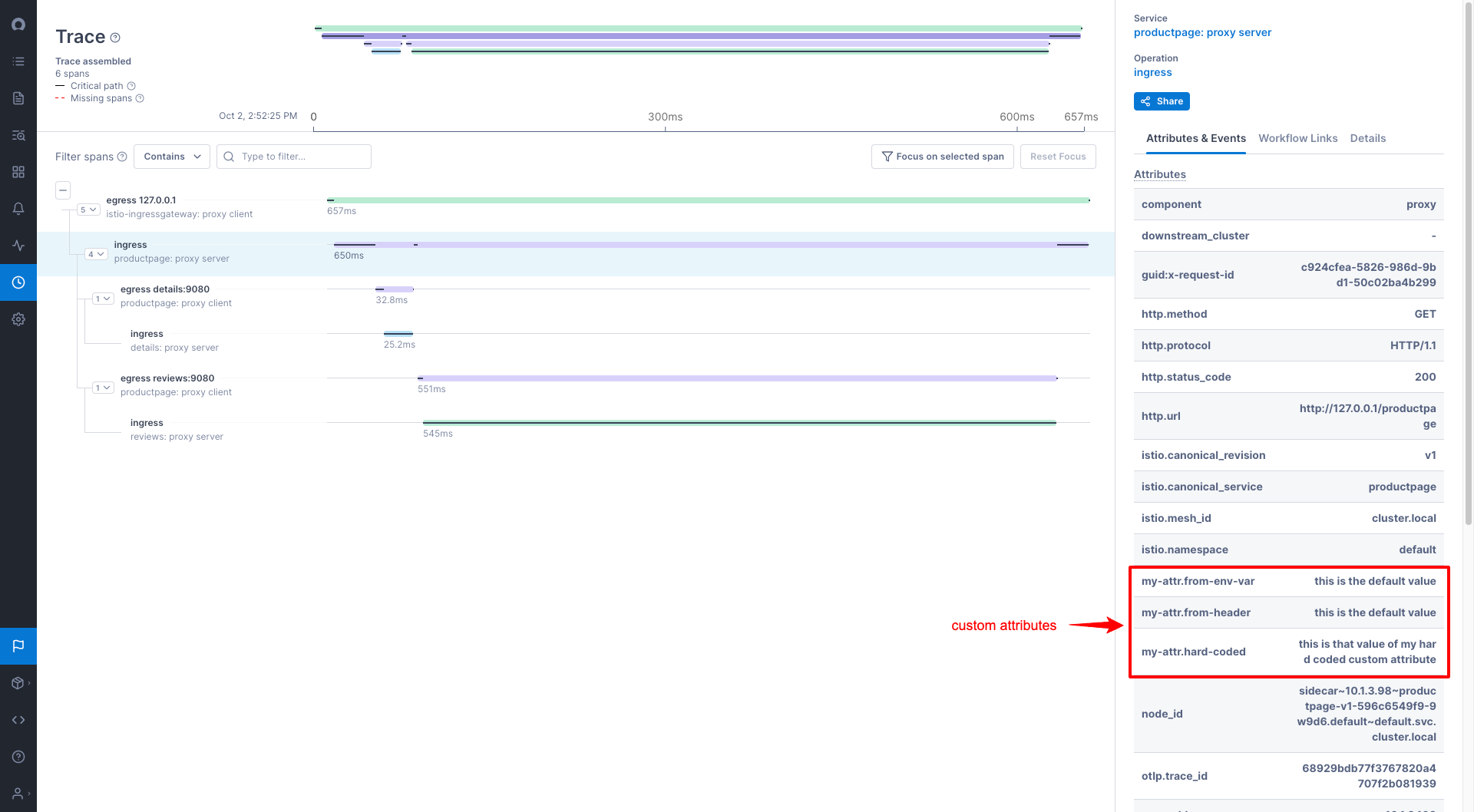 Distributed Tracing in Istio with OpenTelemetry